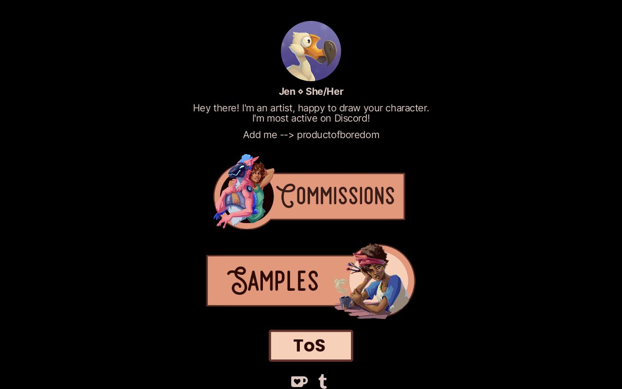 Product Of Boredom Commissions